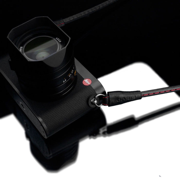Gariz XS-CSNSBKR Black Red Stitching 80cm / 31.5" Leather Camera Neck